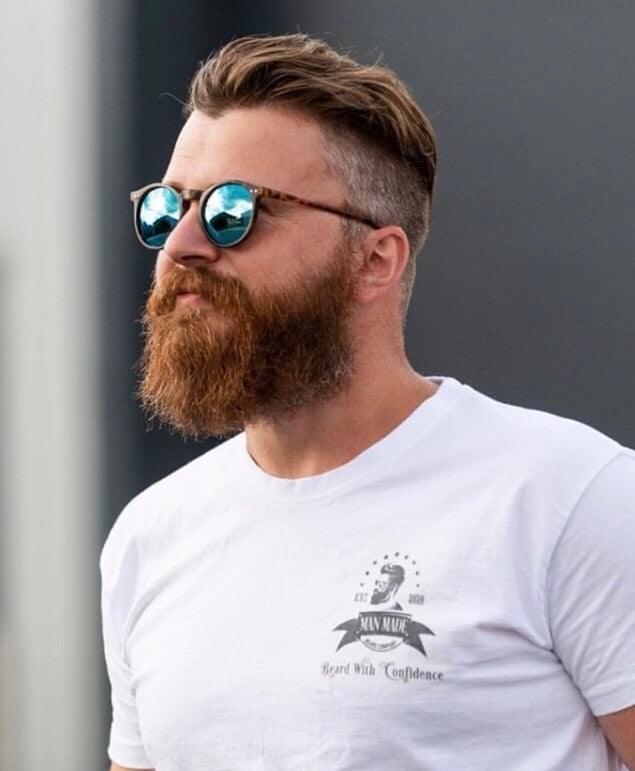 Signature Beard Tshirt For Men l Man Made Beard Company